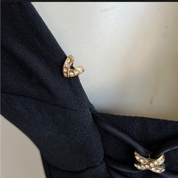 Janine of London | Dresses | Vintage Janine Of London Bustier 9s Black ...